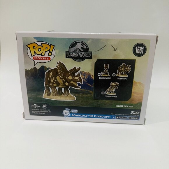 Funko | Toys | Funko Pop Movies Jurassic World Fossil Triceratops ...